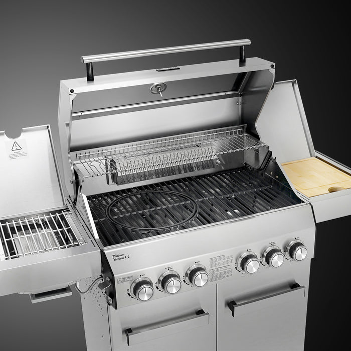 TAINO PLATINUM YAMARA 4+2 | 4-Brenner Edelstahl Gasgrill