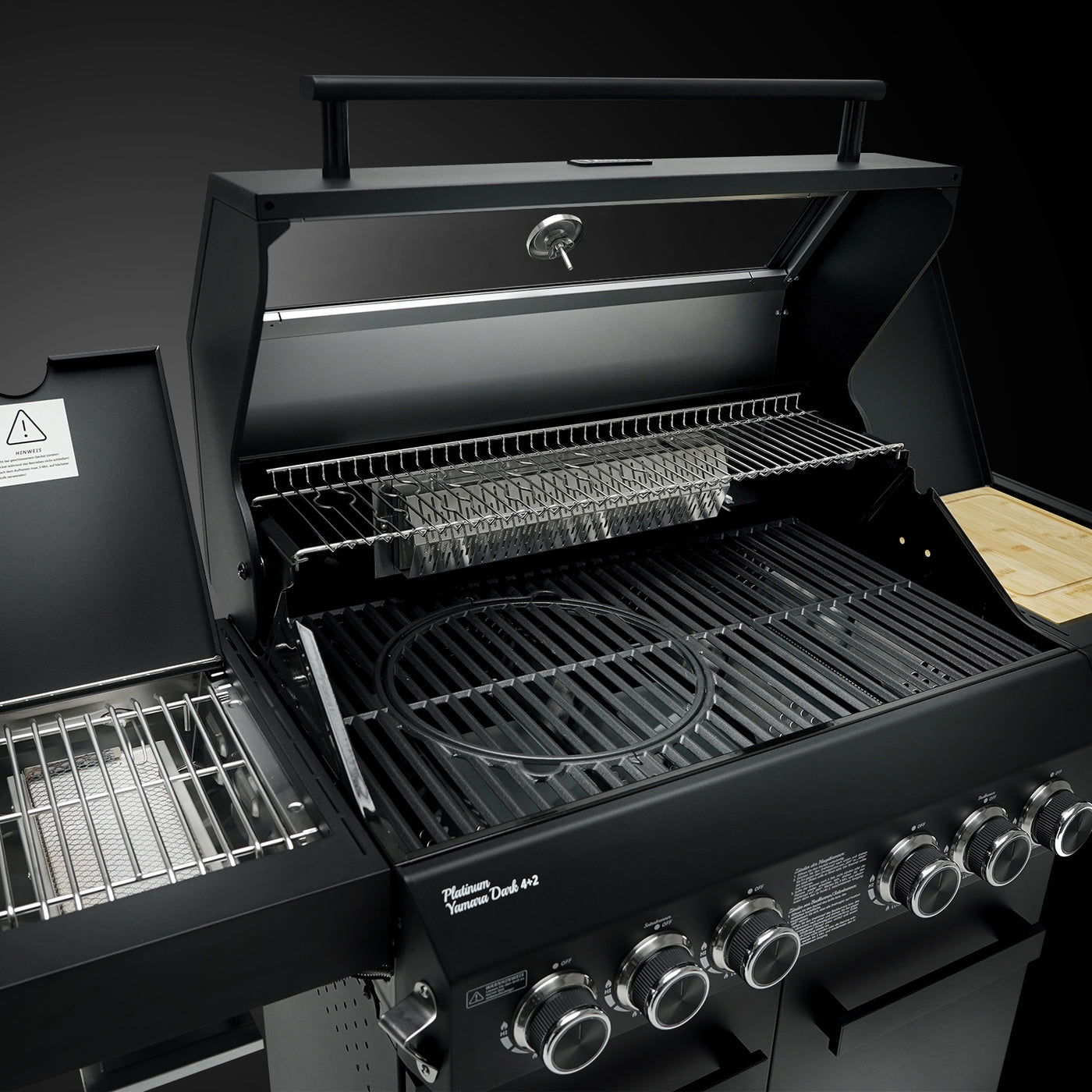 TAINO PLATINUM YAMARA DARK 4+2 | Gasgrill 4-Brenner