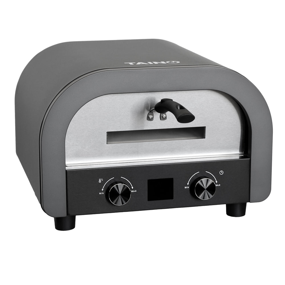TAINO Elektro Pizzaofen mit Pizzastein | 2200 W | 450 °C